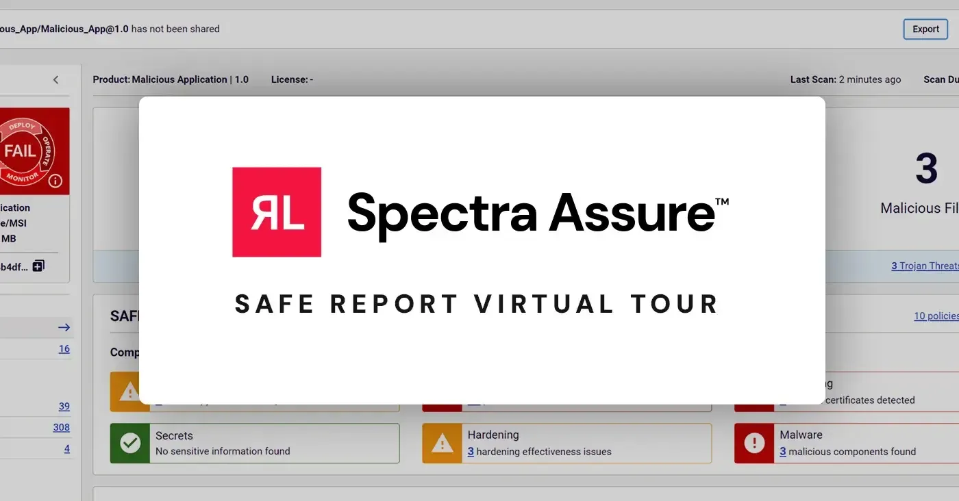 Spectra Assure Virtual Tour | ReversingLabs